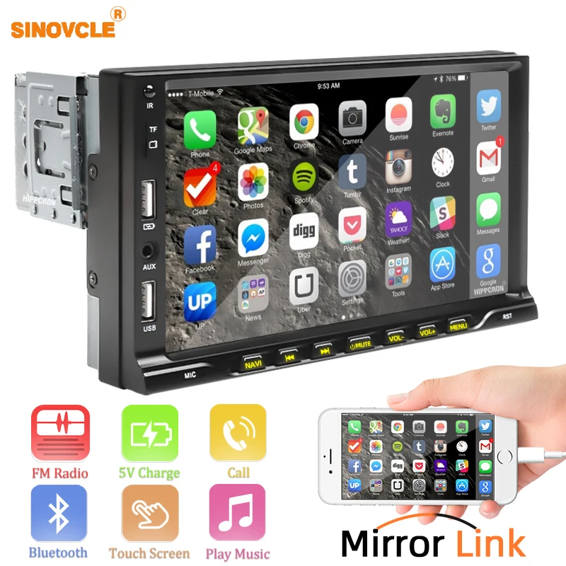 Universal-Multimedia-Car-Radio-MP5-MP3-Player-HD-Touch-Screen-FM-Aux ...