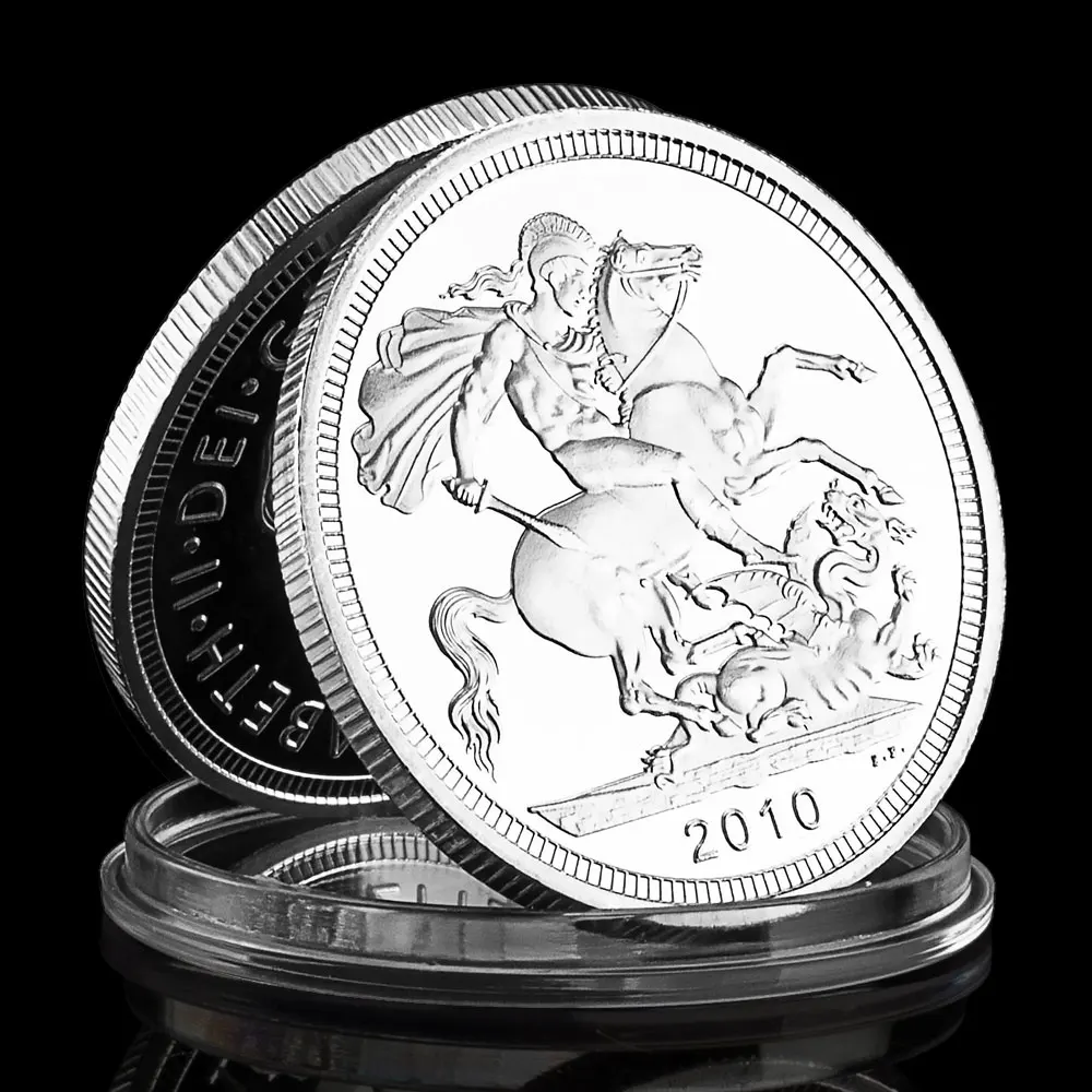 Commemorative Coin | George Silver Coin | Elizabeth Ii Coins | George ...