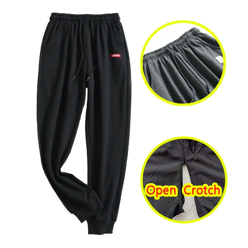 Man Fashion Open Crotch Sexy Pants With Hidden Zipper Easy Take off ...