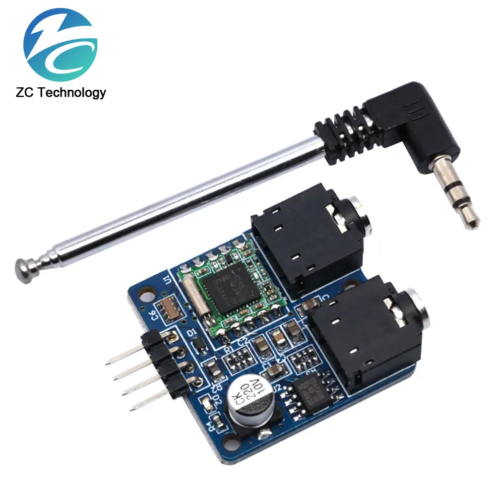 TEA5767-FM-Stereo-Radio-Module-For-Arduino-76-108MHZ-With-Free-Antenna ...