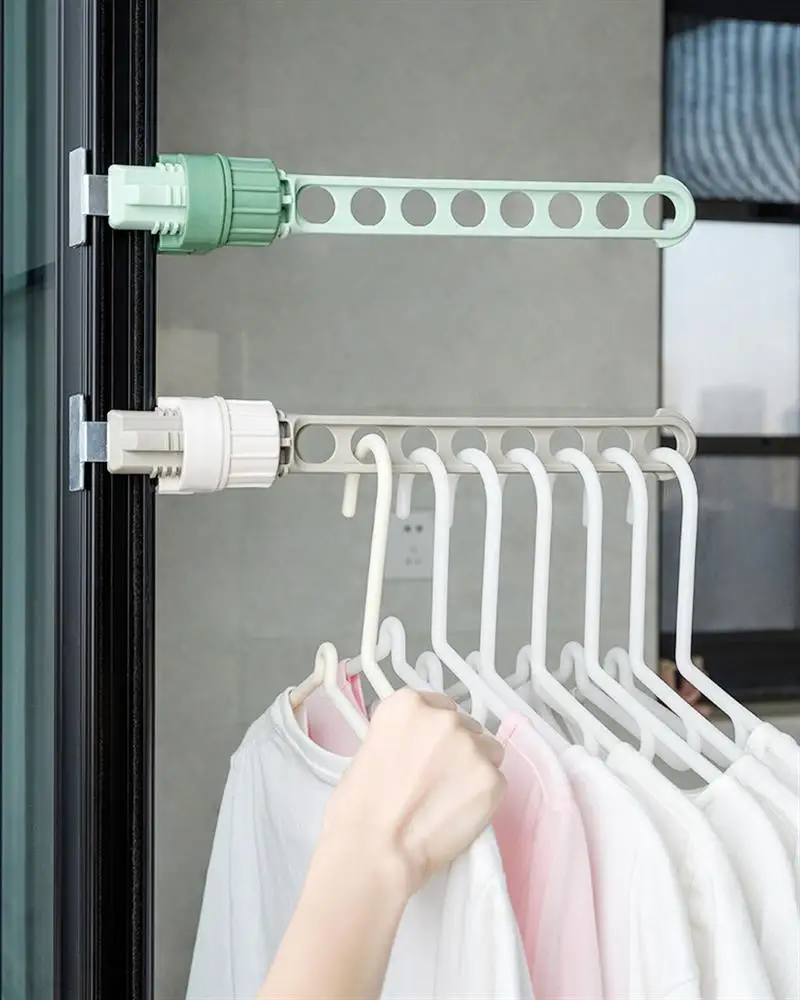 Clothes-Rack-Wall-Mounted-Hanger-Clothes-Hangers-Punch-Free-Bathroom ...