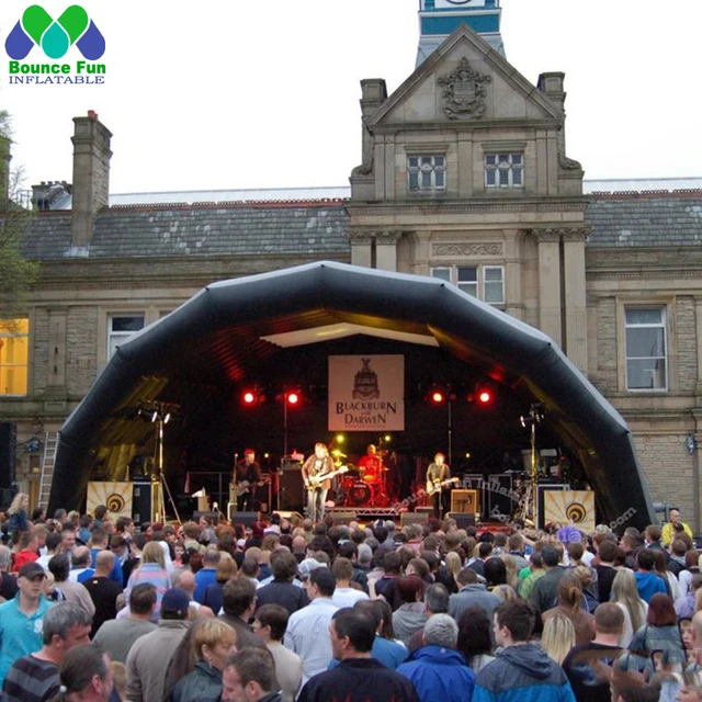 Personalized Dome Shaped Large Inflatable Stage Tent Luxury Marquee ...