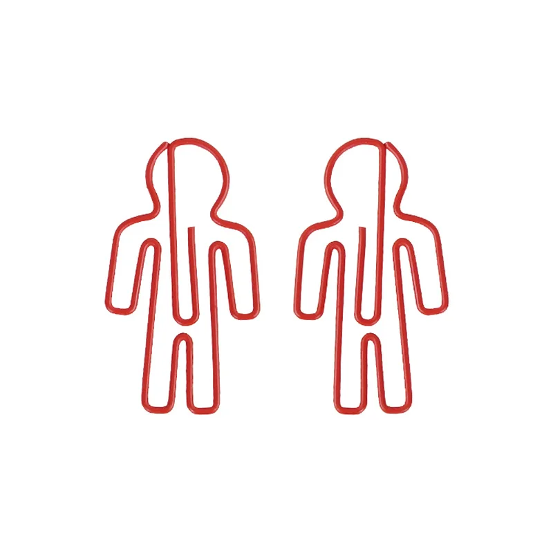 15pcs-Human-Shape-Traffic-Safety-Paper-Clip-Bookmark-Cute-People ...