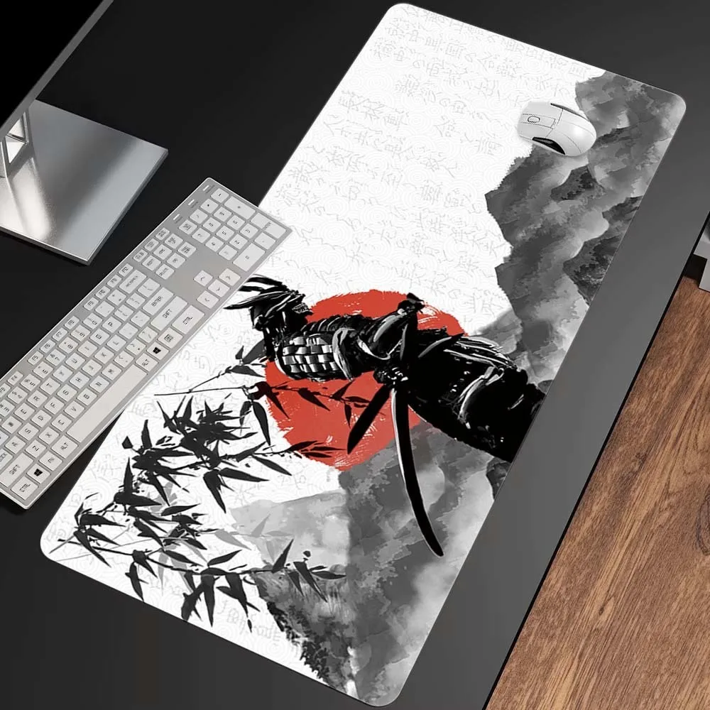 Mouse Pad Gaming Japanese Samurai XL Large New HD Mousepad XXL ...