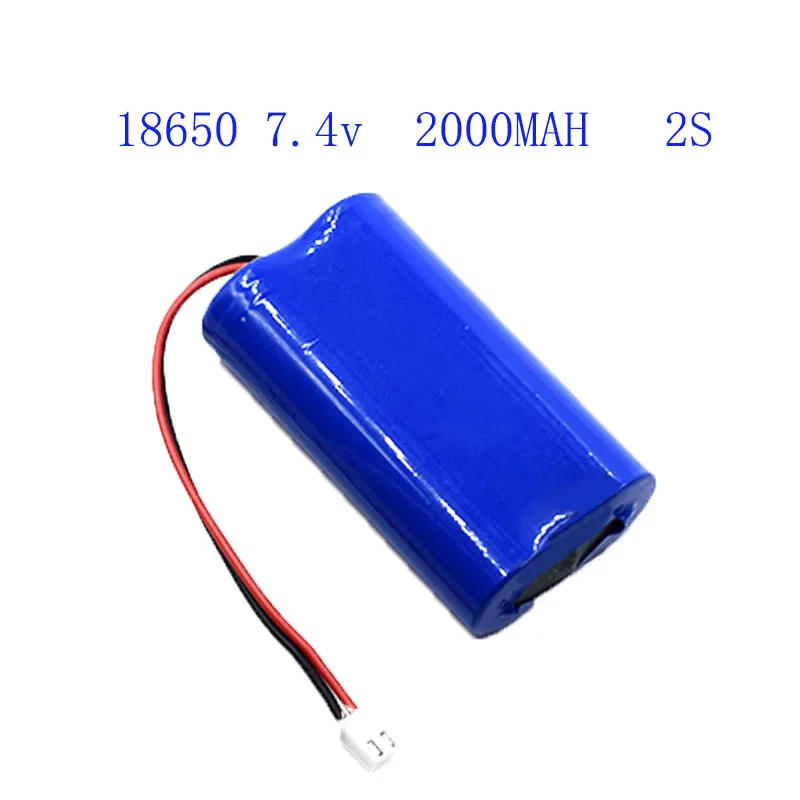 18650 7.4V 2000mAh 2S Battery Packs PH2.0 Plug Lasting Power For Power Tools DIY Power Pack