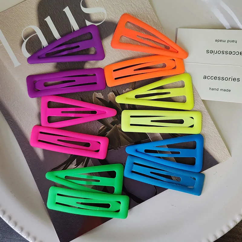 2pc-Cute-Fluorescent-Matte-Color-BB-Hairpin-Hair-Side-Clips-for-Girls ...