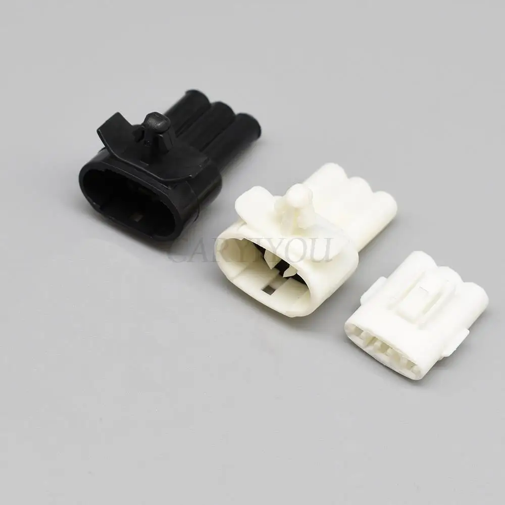 1-Set-3P-6180-3261-Auto-Electric-Wiring-Socket-White-Car-Male-Female ...