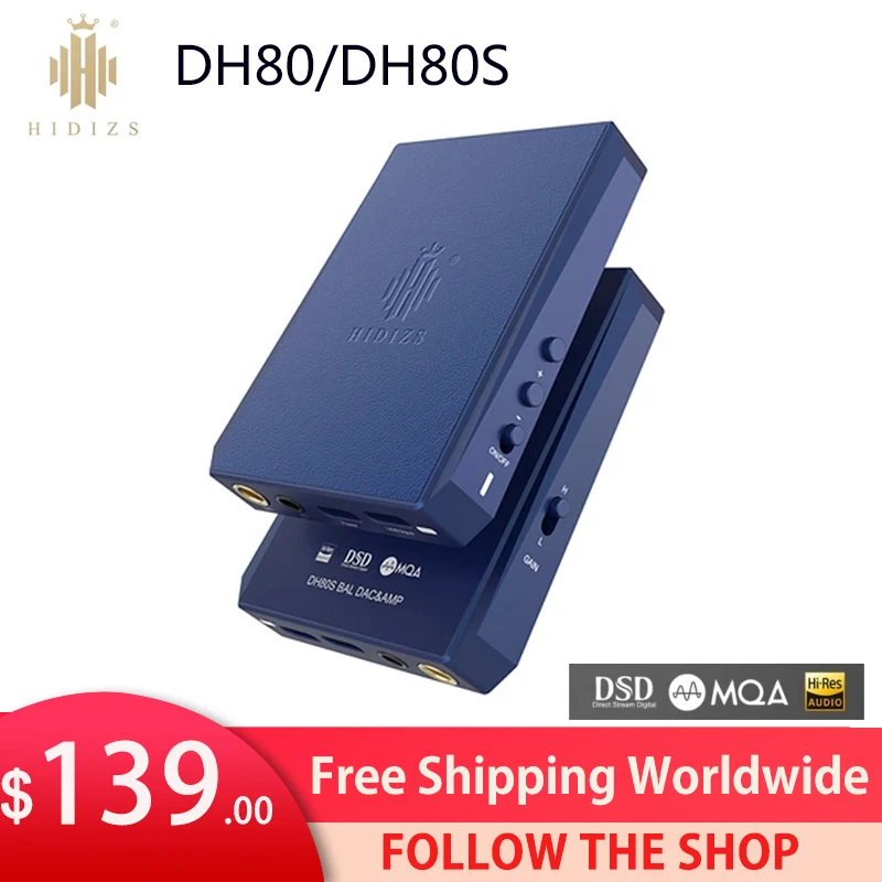 Hidizs DH80/DH80S USB DAC/AMP Portable Balanced with MQA Support ...