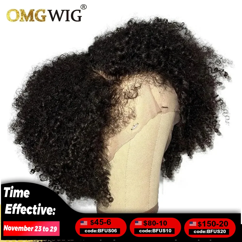 Permanent-HD-13x6-Lace-Frontal-Human-Hair-Wig-Brazilian-Curly-Baby-Hair ...