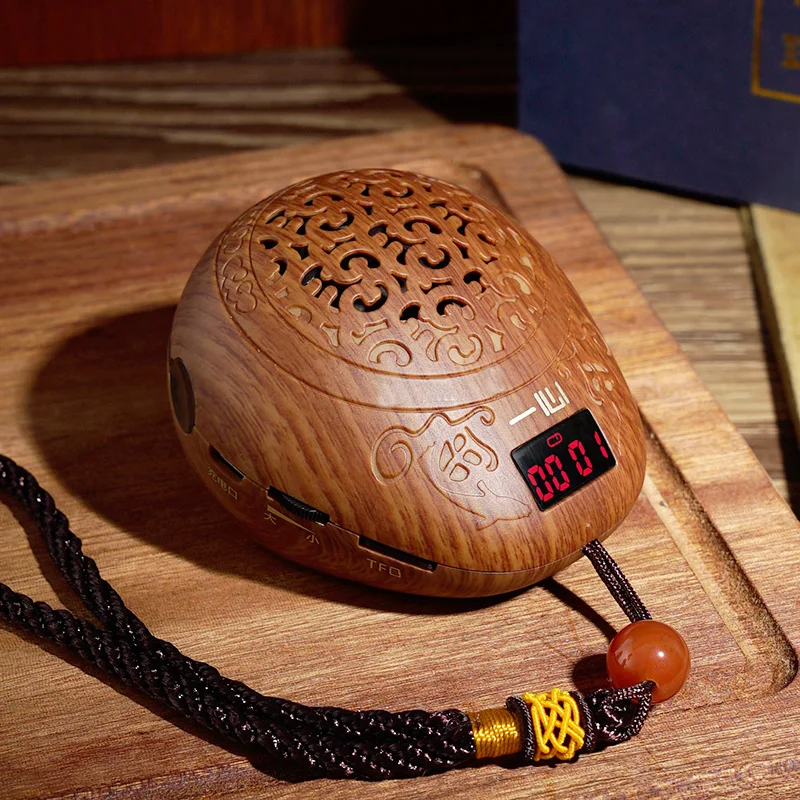 Luxury-Wooden-fish-style-buddha-machine-Mini-Portable-Mp3-Sound-Card ...