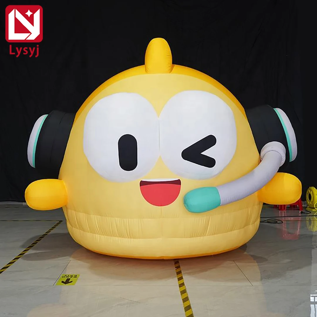 2M-Giant-Inflatable-Cartoon-Fish-Wearing-Headphone-with-White-LED-Light ...