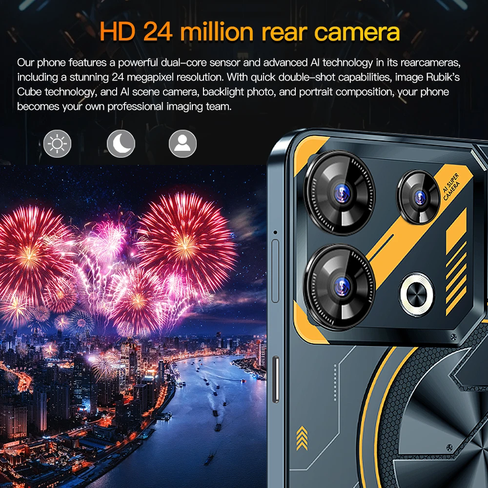 FUFFI-Note 13 Pro,Smartphone Android,6.8inch,8GB RAM 128GB ROM,NFC ...