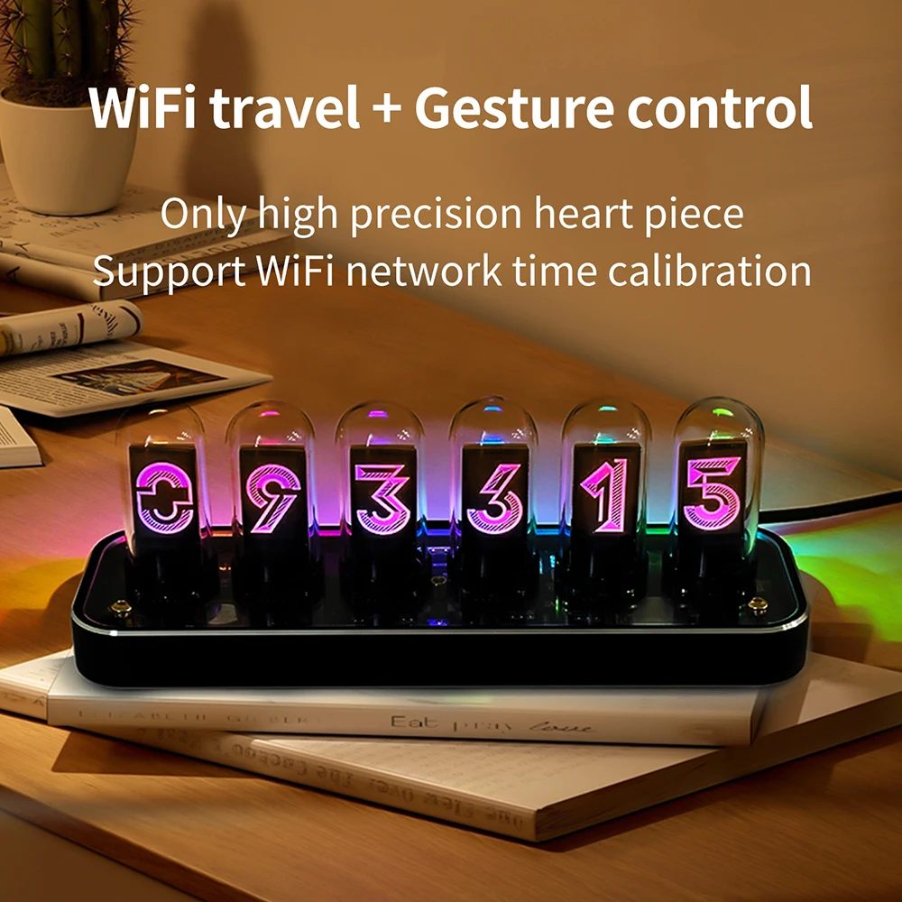 RGB-Full-Color-Tube-Clock-Nixie-Tube-Clock-Kit-Digital-Calendar ...