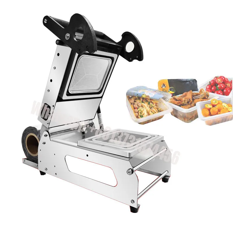 Food-Meat-Top-10-Product-Semi-Automatic-Manual-Lunch-Box-Tray-Sealing ...