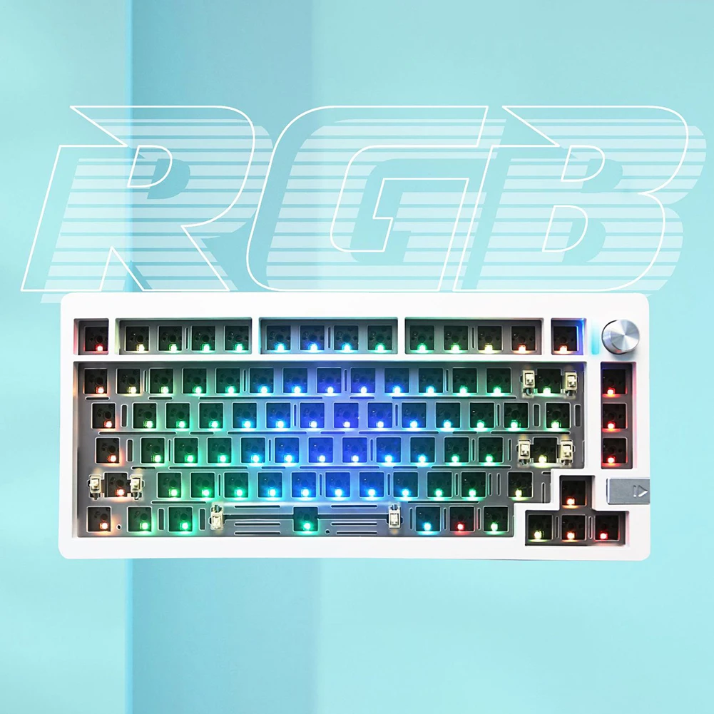 LMK81-Mechanical-Keyboard-Kit-81-Keys-Hot-swappable-Bluetooth-2-4G ...