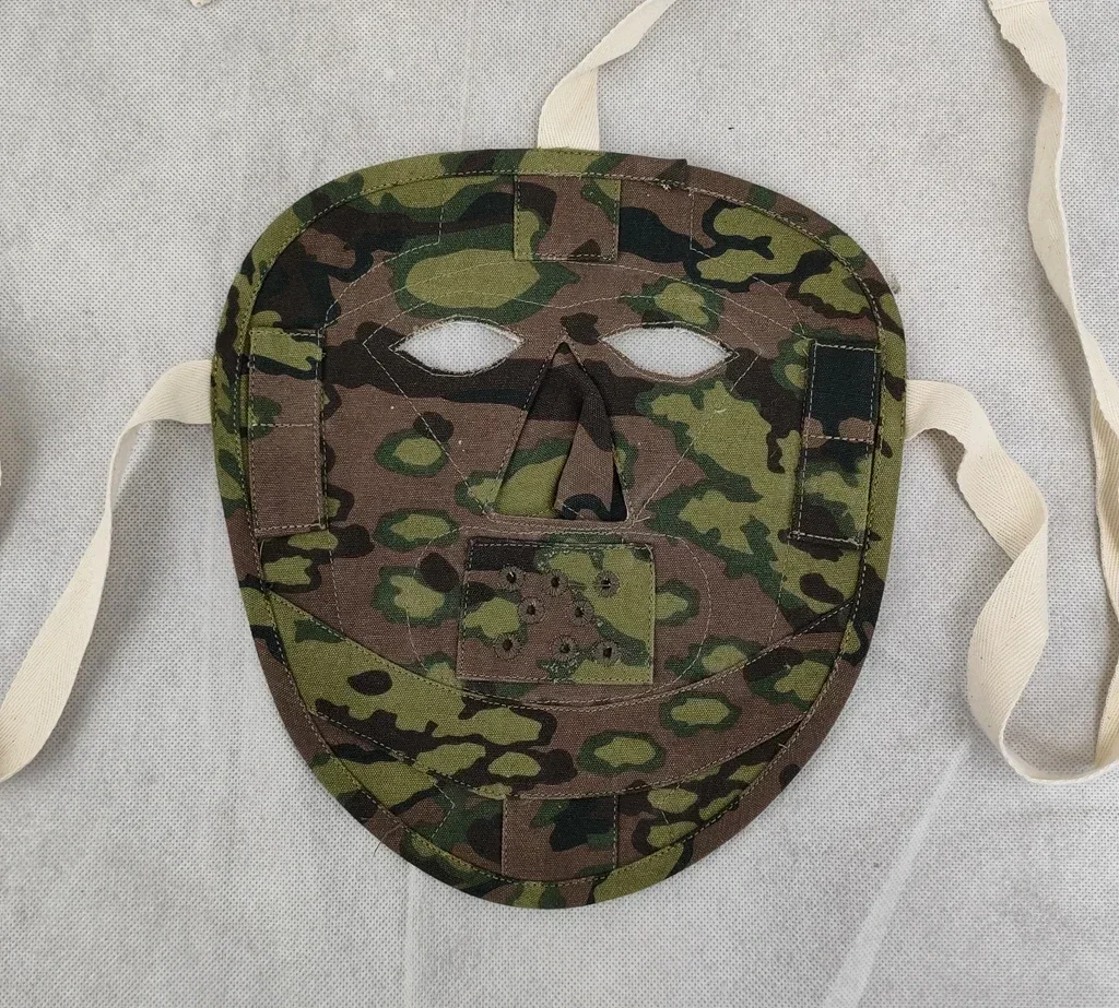 WANG1-Military-WWII-WW2-GERMAN-ELITE-CAMOUFLAGE-OAKLEAF-A-CAMO-MASK-FOR ...