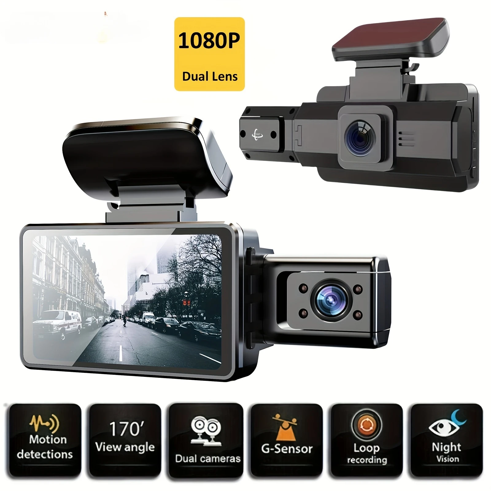 Dash-Cam-Dual-Lens-3-16inch-Car-DVR-Dash-Camera-Front-And-Inside-1080P ...