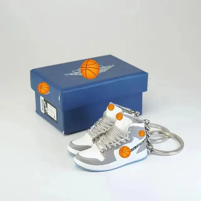 Delicate-3D-Mini-Sneaker-Key-Chain-Simulation-Funny-Basketball-Shoe-Key ...