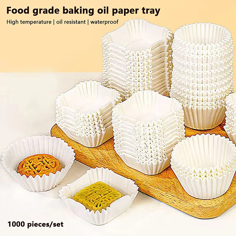 500-1000Pcs-Square-Cupcake-Liners-Baking-Cups-Pan-Liners-Paper-Baking ...