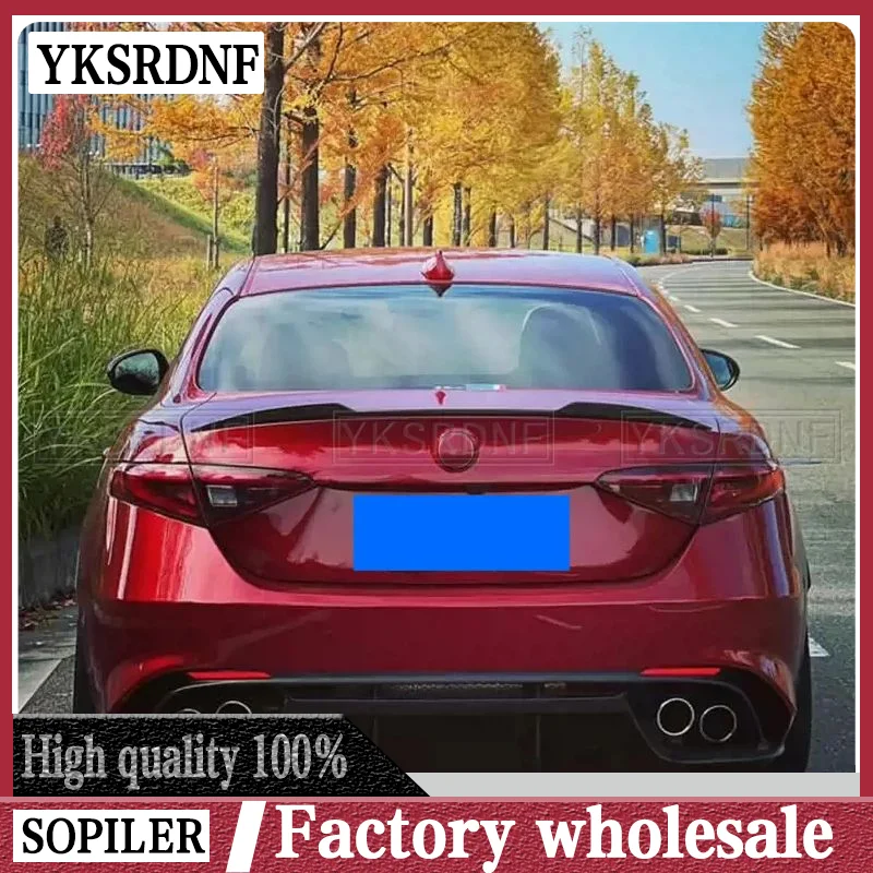 For Alfa Romeo Giulia Sedan 2015 2016 2017-2023 Rear Trunk Lid Spoiler ...