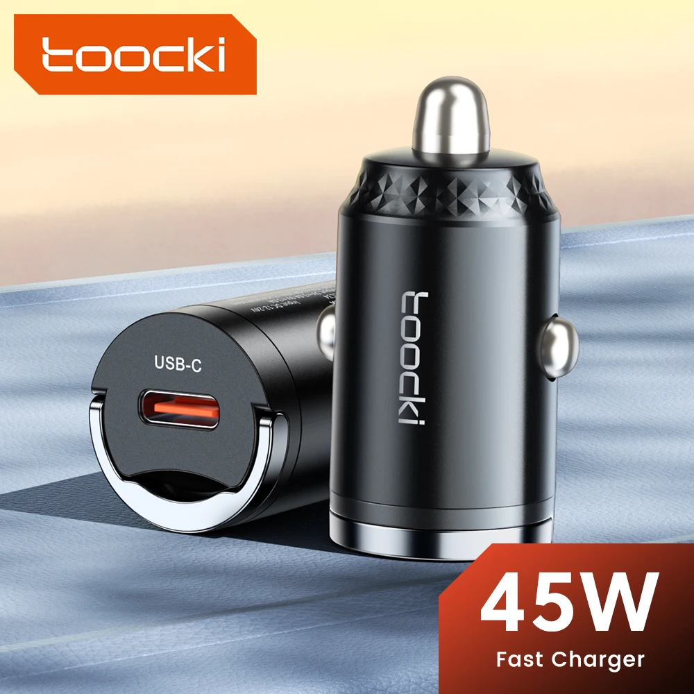 Toocki-45W-USB-C-Car-Charger-for-Samsung-S23-S22-S21-Xiaomi-Huawei-QC ...