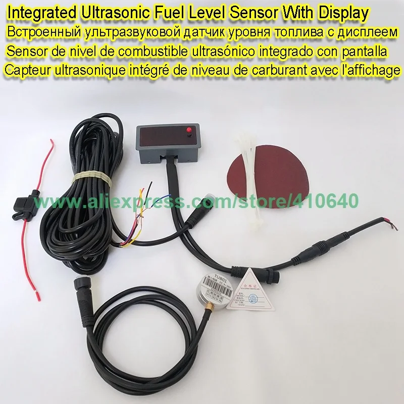 Integrated Ultrasonic Fuel Consumption Level Sensor For Water Diesel ...