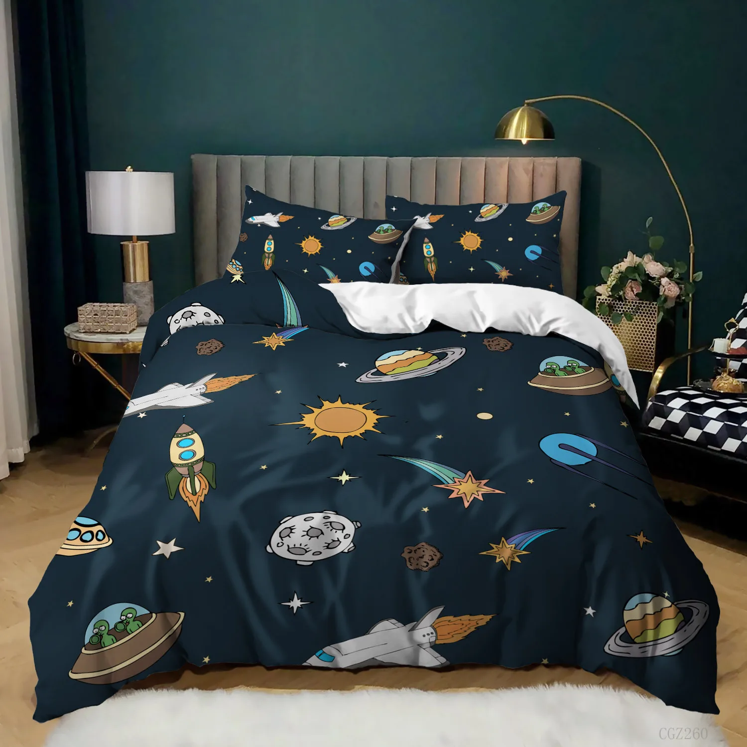 Astronomy Crib Bedding