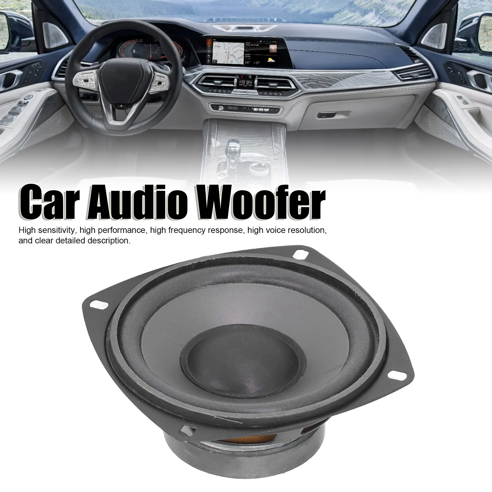 5in-Car-Audio-Woofer-400W-4-Ohm-Universal-12V-93dB-High-Sensitivity-For ...