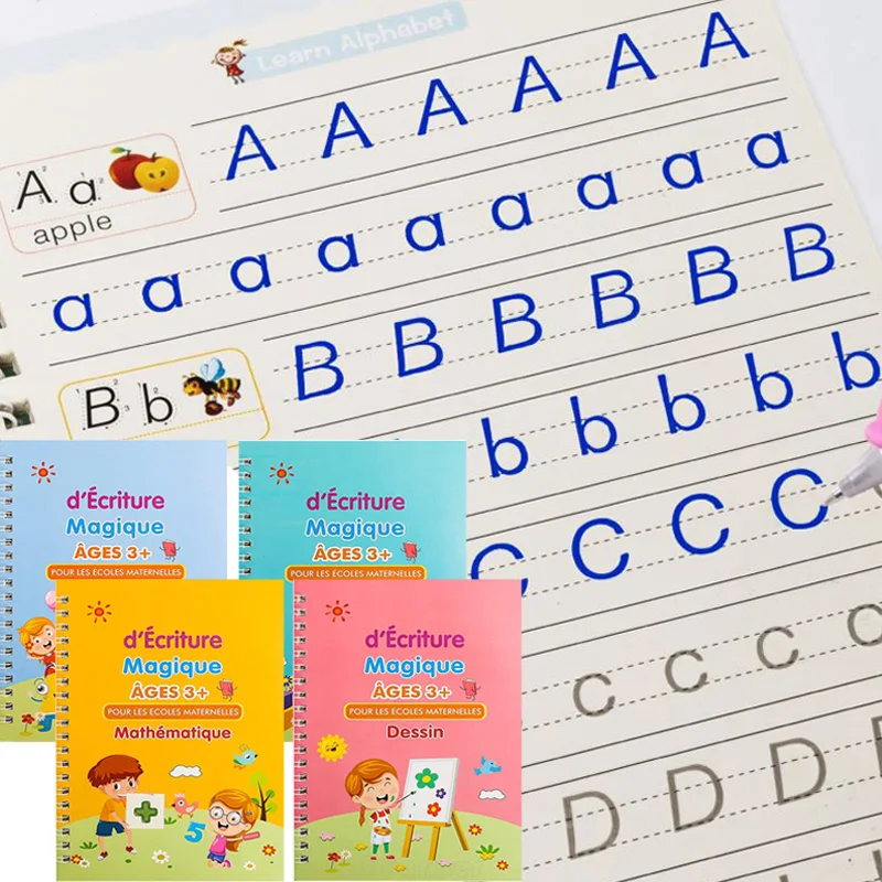 Montessori-Magic-Book-Learning-Education-Sank-Reusable-Calligraphy ...