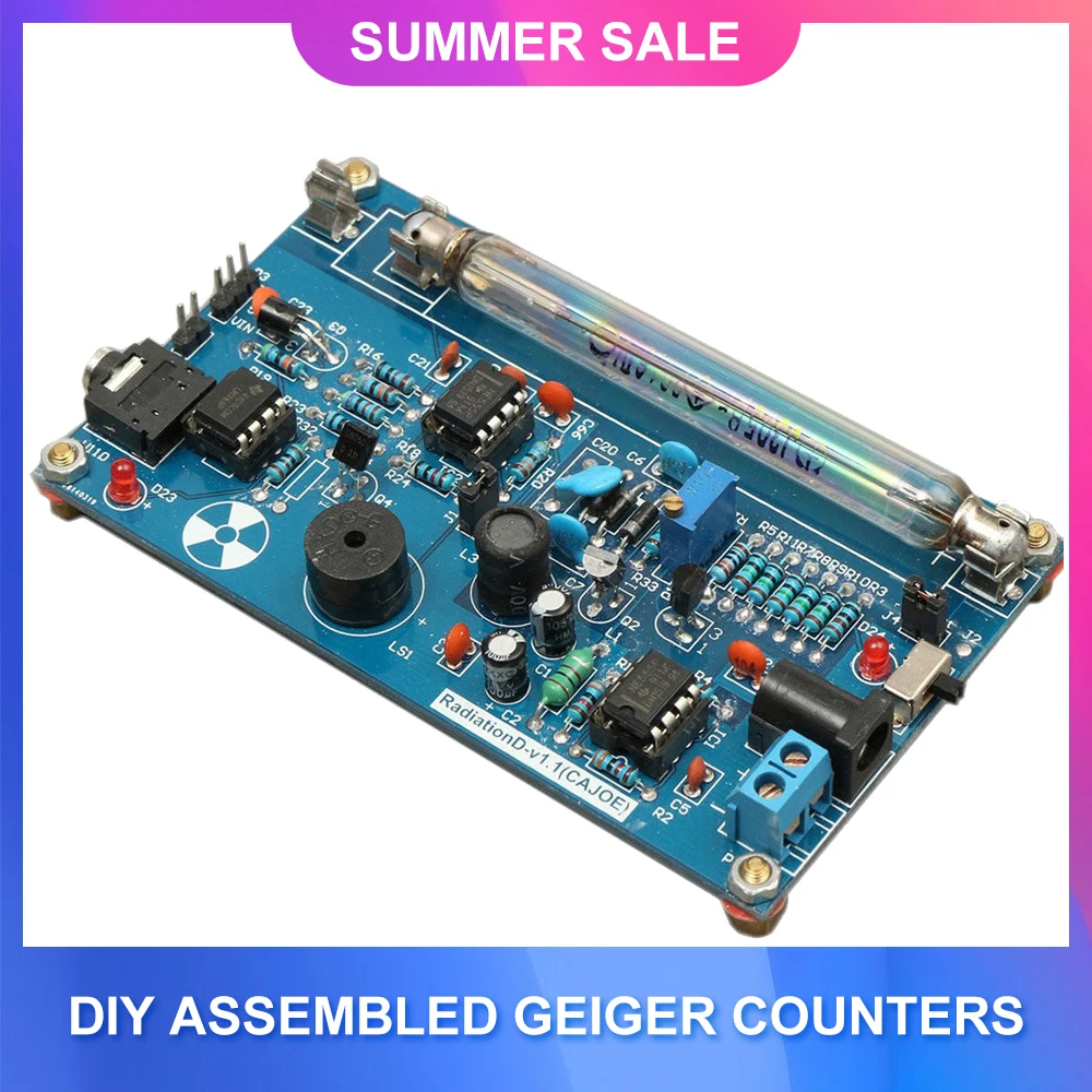 Diy Assembled Geiger Counters Kit Geiger Counter Module Miller Tube Gm ...