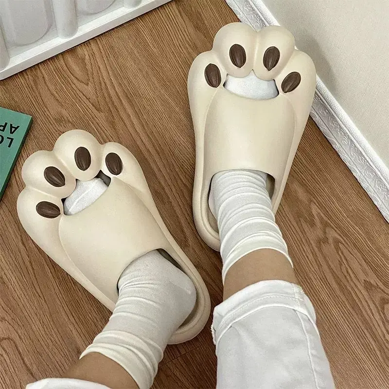 2023 Summer Creative Tiger Claw Foot Slippers Woman Padded Non slip ...