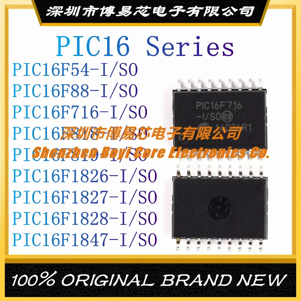 Pic16f54 Pic16f88 Pic16f716 Pic16f818 Pic16f819 Pic16f1826 Pic16f1827 Pic16f1828 Pic16f1847 I So 