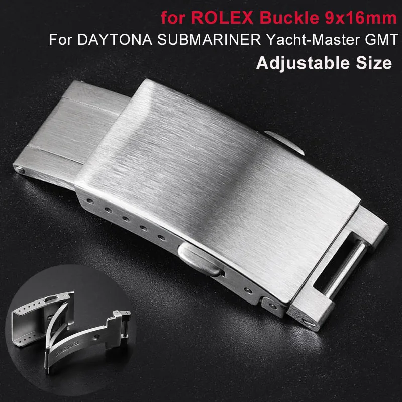 9mm-16mm-Luxury-Solid-Stainless-Steel-Watch-Buckle-for-Rolex-DAYTONA ...