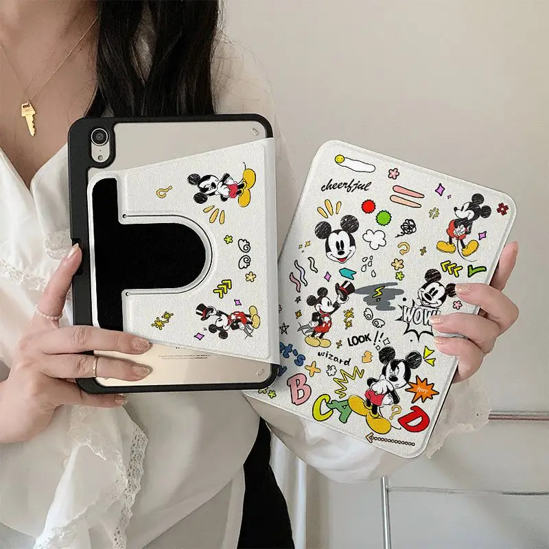 2024-New-Mickey-360-Rotation-Applicable-iPad-Protective-Case-Air11-10-9 ...