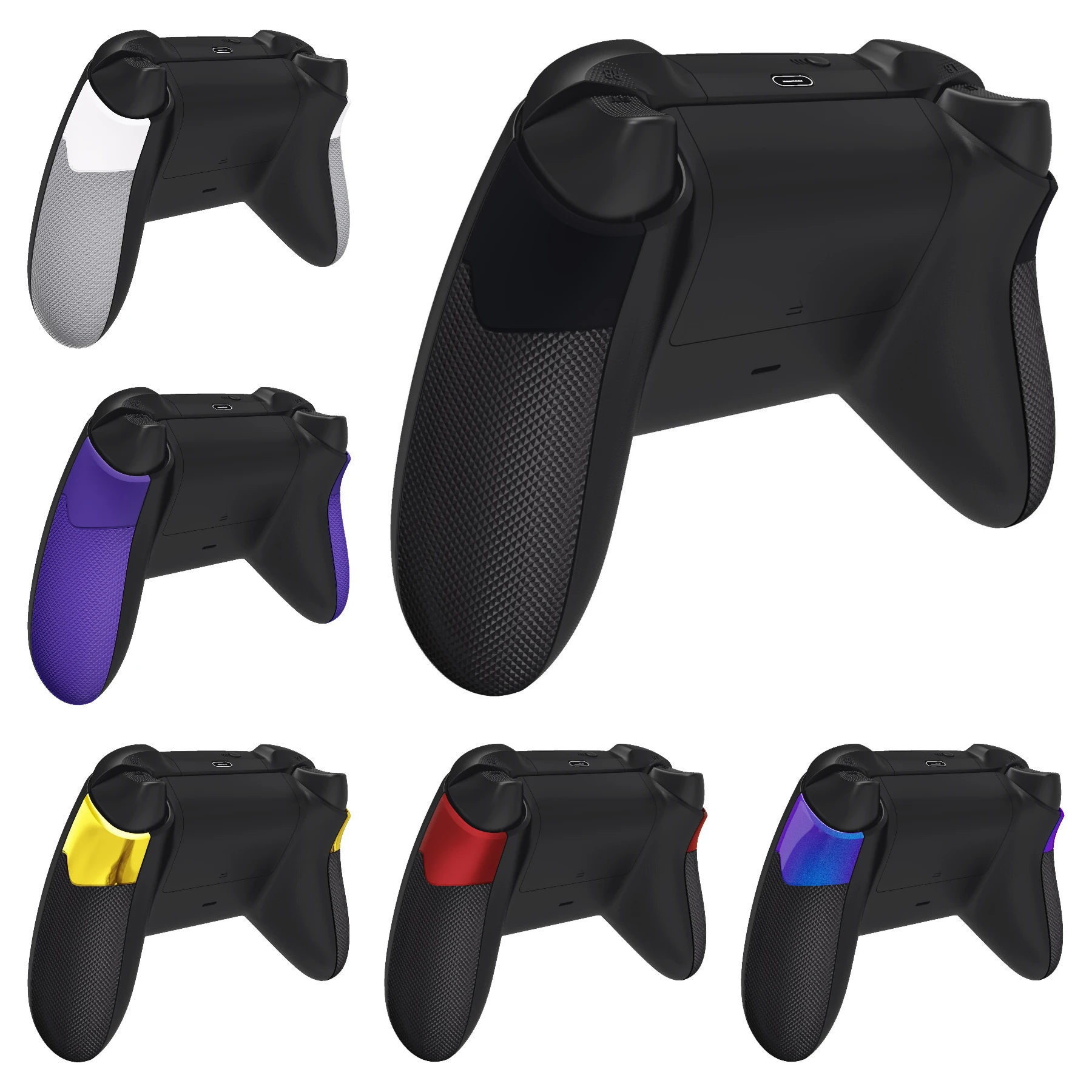 eXtremeRate-Rubberized-Grips-Replacement-Back-Panels-for-Xbox-Core ...