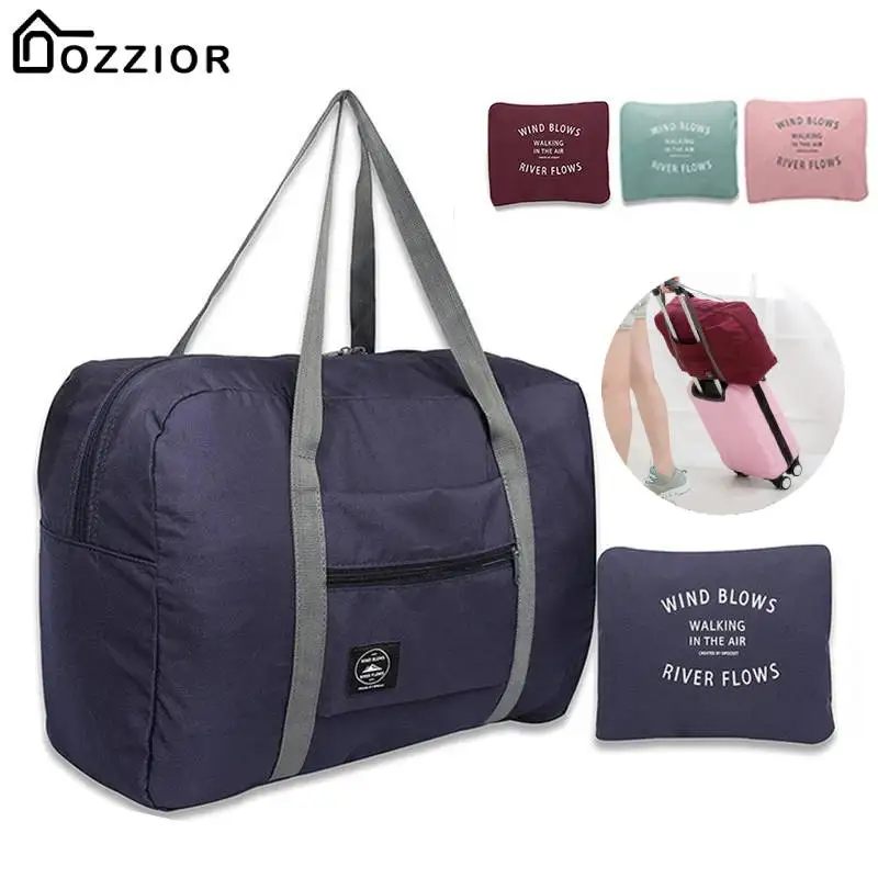 Foldable Luggage Storage Bags Large Capacity Clothes Organizer ...