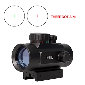 Red dot 1x40 tactical rifle sight red dot airsoft Holographic sight ...