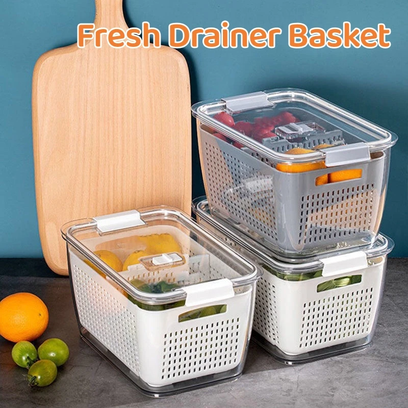 Hot-Selling-Eco-friendly-Plastic-Drain-Basket-Food-Vegetable-Storage ...