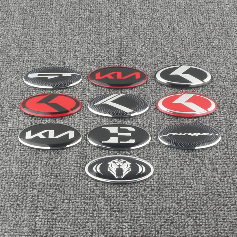 Gt Stinger Car Steering Wheel K Logo Emblem Badge Sticker Decal For Kia ...