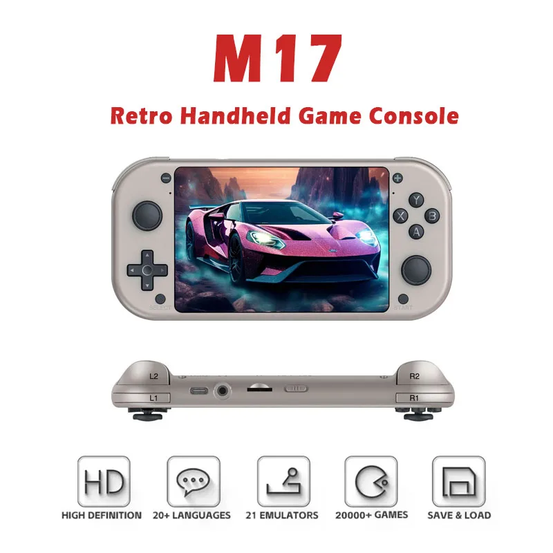 M17-Retro-handheld-electronic-game-console-4-3-inch-IPS-screen-open ...