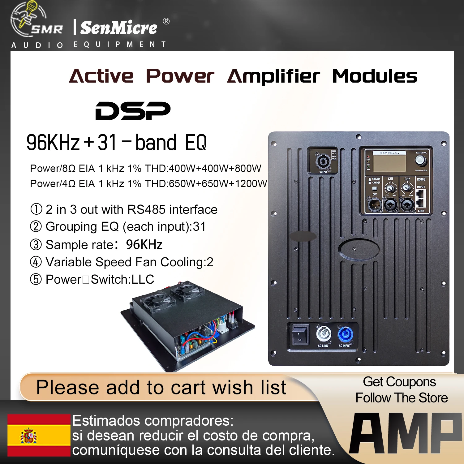 M-dulo-amplificador-de-potencia-de-subwoofer-SenMicre-PDA1300-801-CQ380 ...