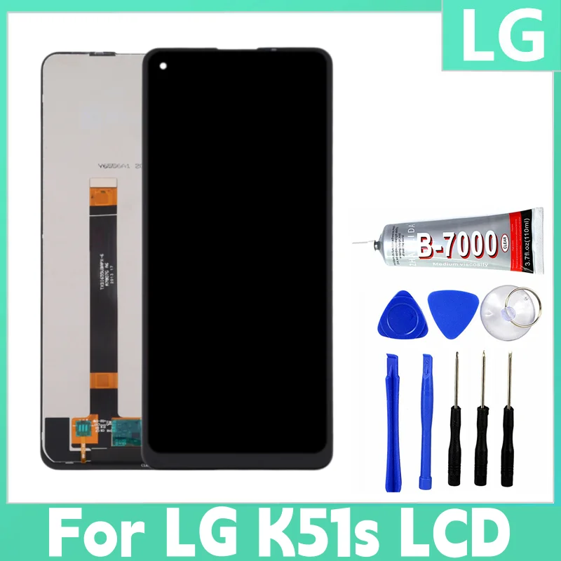 Pantalla LCD Original de 6,5 pulgadas para LG K51S, K51 S, LMK510EMW, LM-K510EMW, montaje de ...