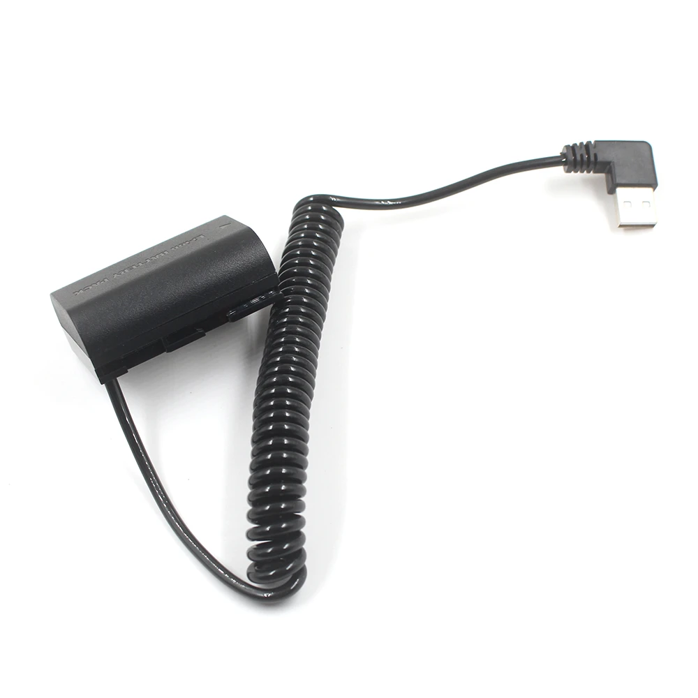 캐논 카메라용 파워 뱅크 공급 USB 어댑터, DC 커플러 DR E6 LP E6, 캐논 EOS 5D2 5D3 5D4 5DS ...