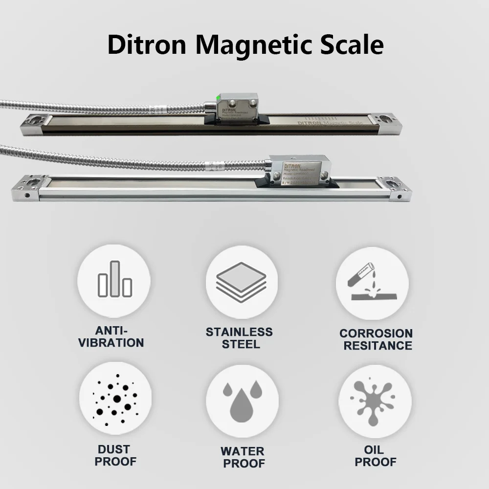 Hot Selling High Precision Ruler 5um Standard Magnetic Scale/Sersor ...