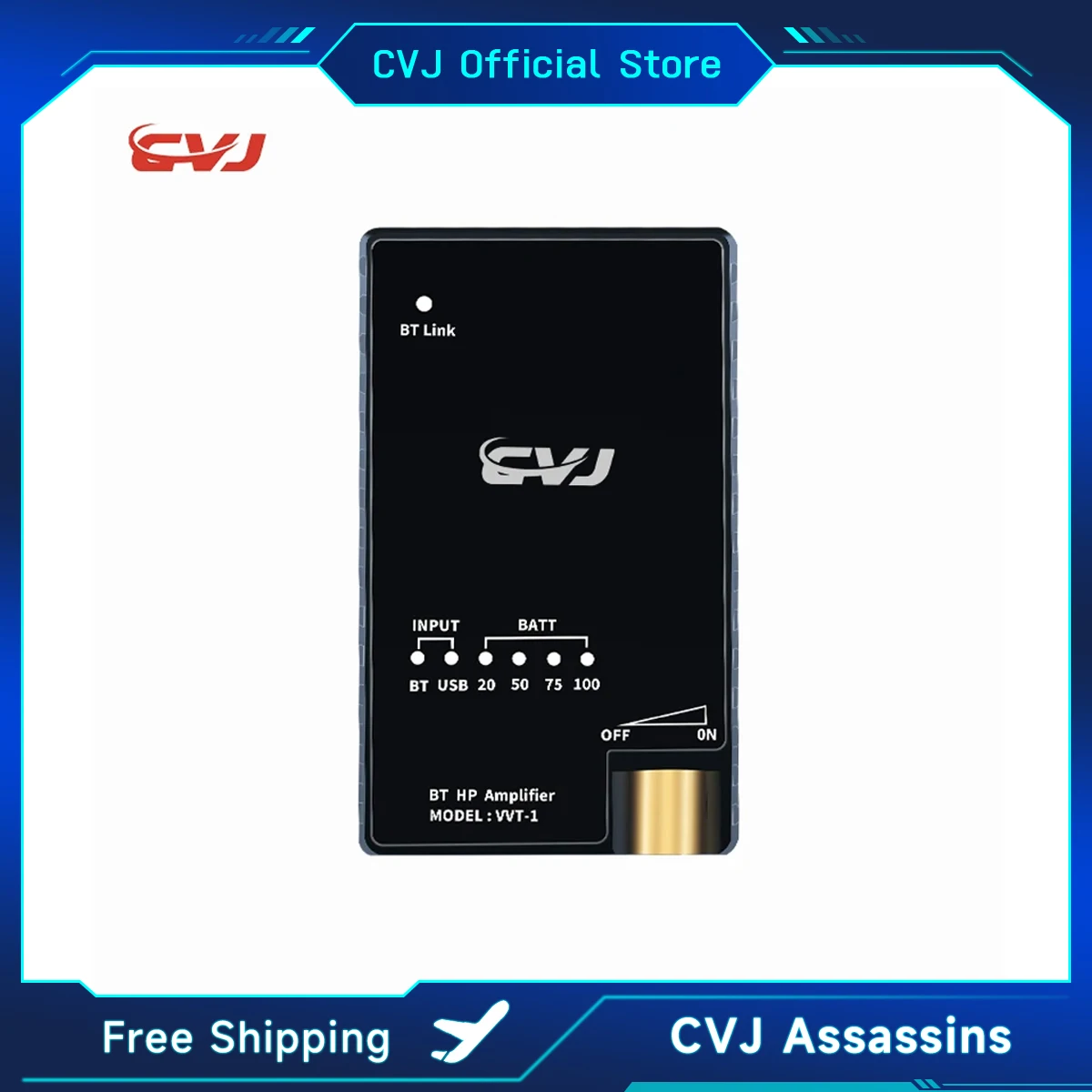 CVJ-VVT-1-Portable-Bluetooth-Decoding-Headphone-Amplifier-Qualcomm ...