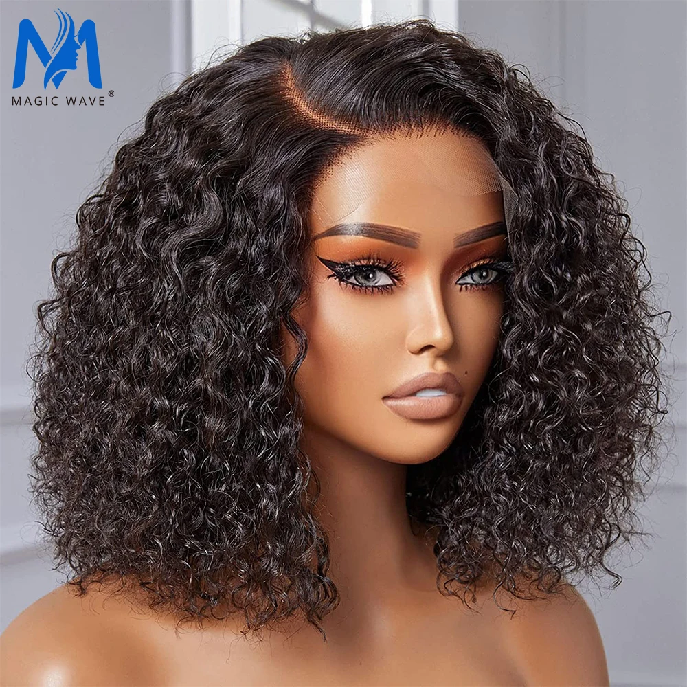 Brazilian-Short-Curly-Bob-Human-Hair-Wigs-13x4-Lace-Frontal-4x4-Lace ...