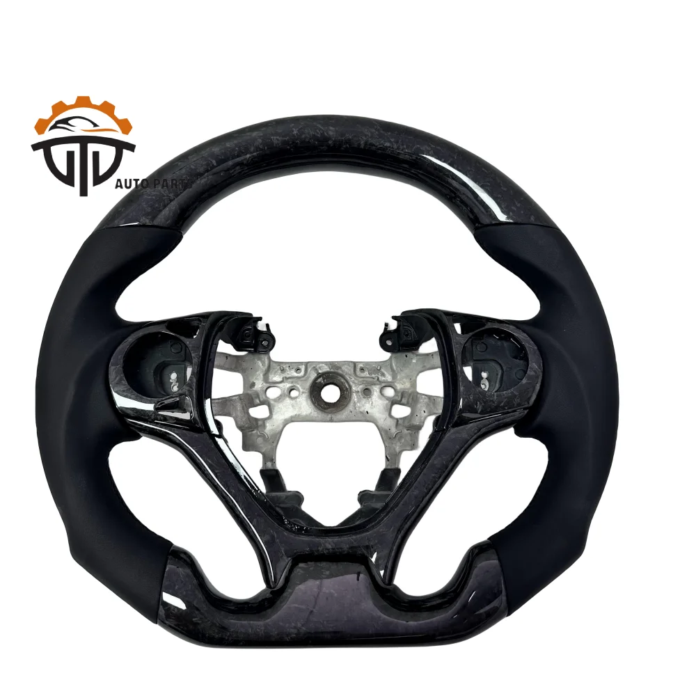 Customsized-Auto-Car-Parts-Glossy-Forged-Carbon-Fiber-Steering-Wheel ...