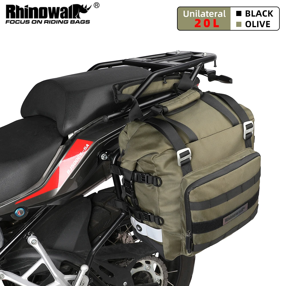 Rhinowalk-Motorcycle-Tail-Seat-Bag-1PC-20L-Universal-Side-Saddle-Bag ...