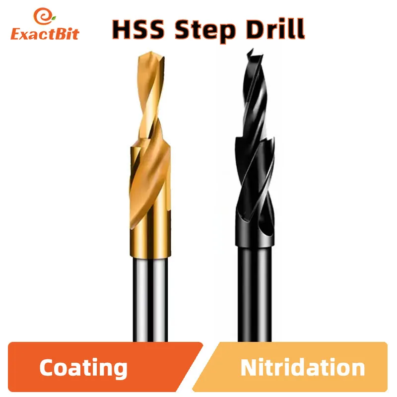 ExactBit-Counterbore-Twist-Step-Drill-M35-Cobalt-HSS-Dual-Cutting-Bit ...
