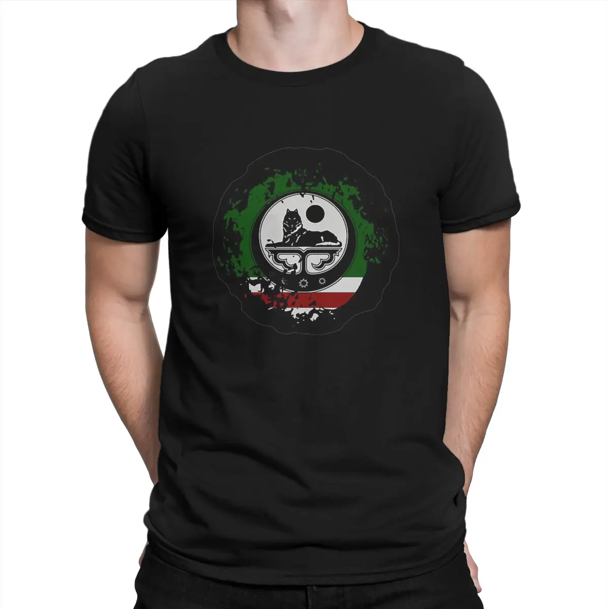 Power T Shirts Männer Chechen Wolf Thugs Mutig Lustige Reine Baumwolle ...